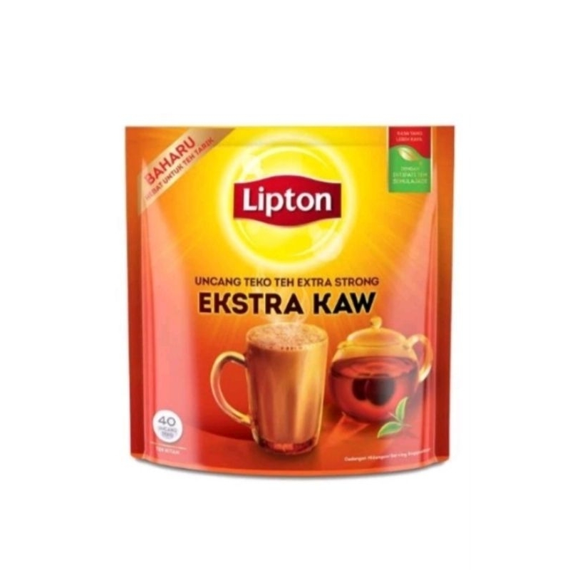 Lipton Extra Kaw Uncang Teapot Extra Strong (40's) | Shopee Singapore