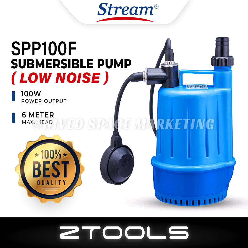 STREAM 100W Fish Pond Submersible Pump SPP100F | Auto & Manual | Pam ...