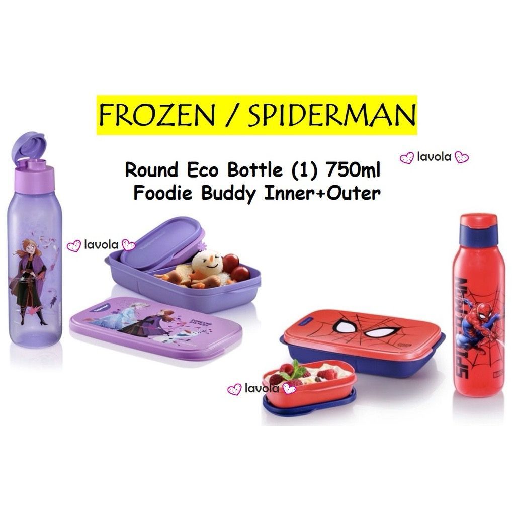 2151 Tupperware Disney Frozen Collection/Marvel Spider Man Collection ...