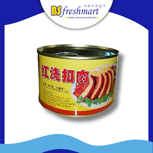 LONGFONG 397G STEWED PORK SLICED YELLOW(红烧扣肉)/FISH LUNCHEON MEAT/STEWED ...