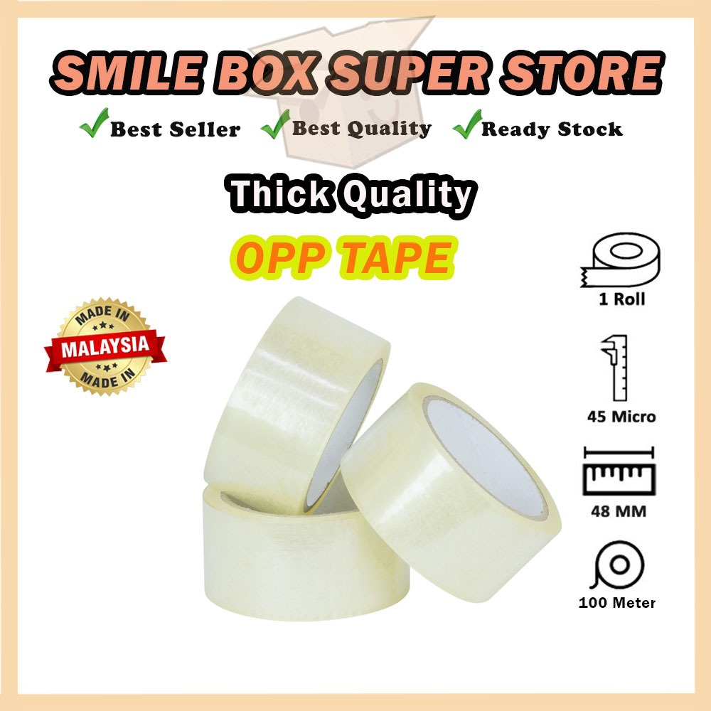 Opp Clear Tape Fragile Tape Brown Tape 48mm Stationery Celophone ...