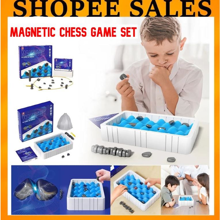 Magnetic Chess Magnet Toy Magnetic Board Games For Kids permainan catur ...