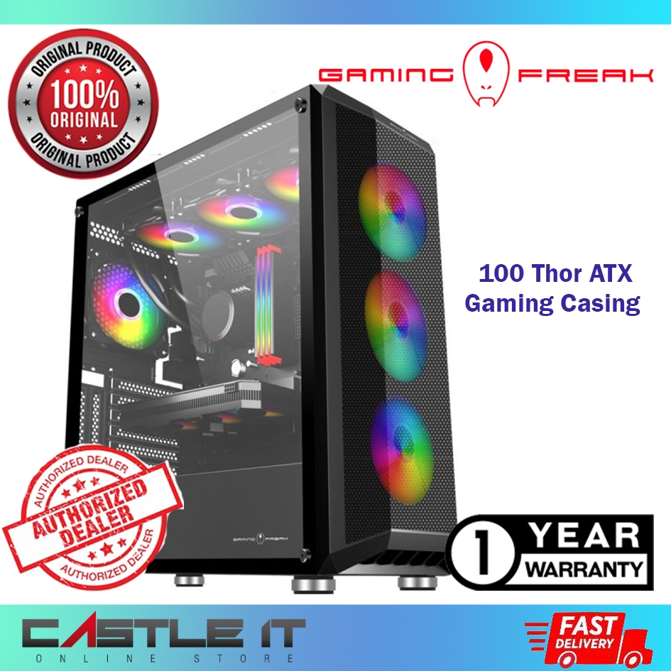 Gaming Freak THOR 100 AVF Full Tower Casing High End Case Chassis EATX ...