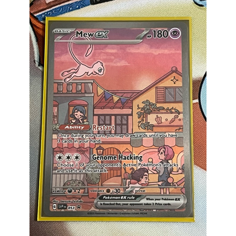 Pokemon TCG SV3.5 151 Card UPC - Mew ex - SVP053 - Illustration ...