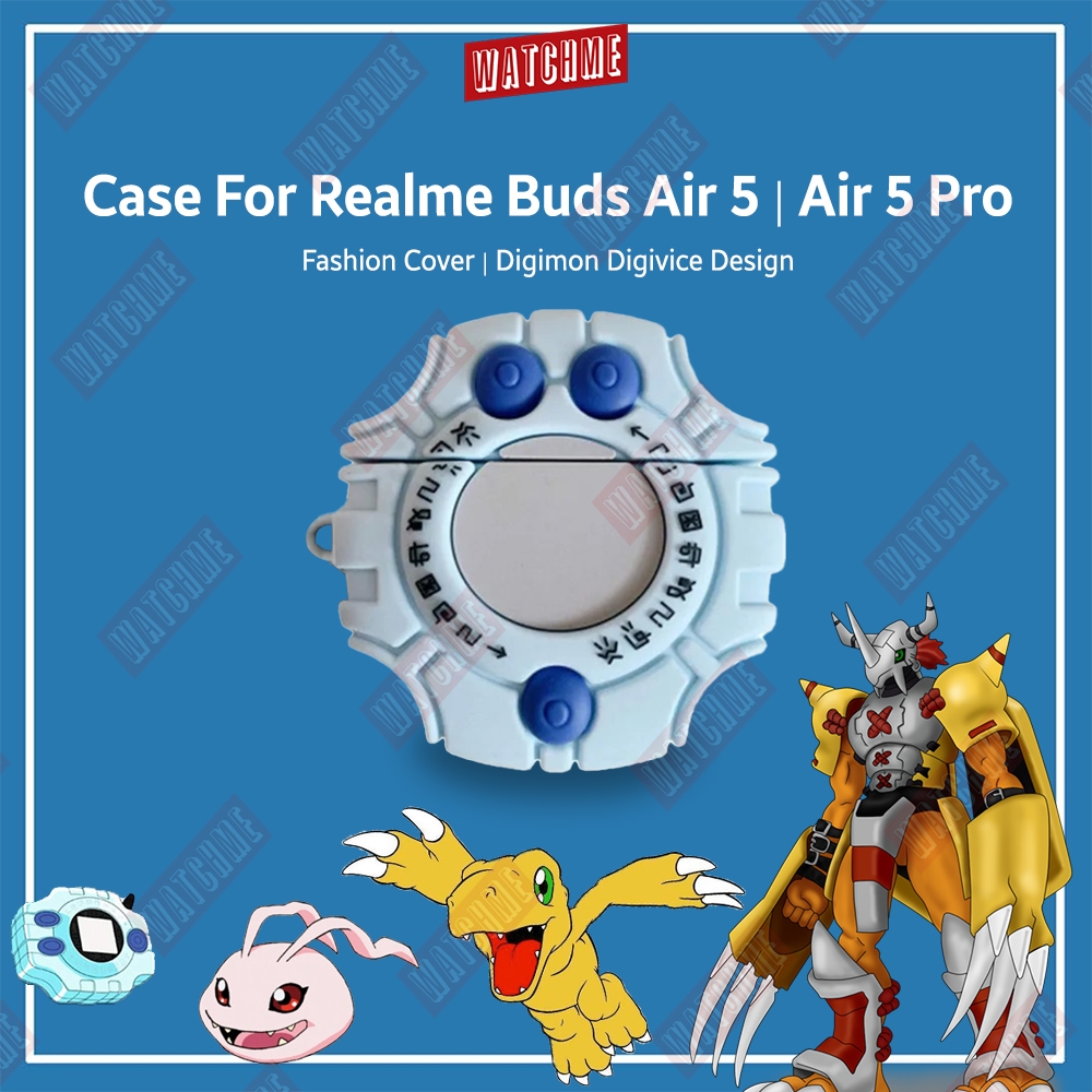 Realme Buds Air 5 Pro, Air 5 Case, Digimon Digivice Series, TPU ...