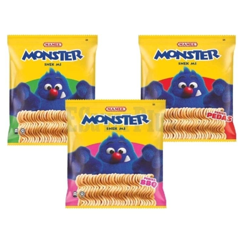 Mamee Monster Family Pack 25g x 8s | Shopee Singapore