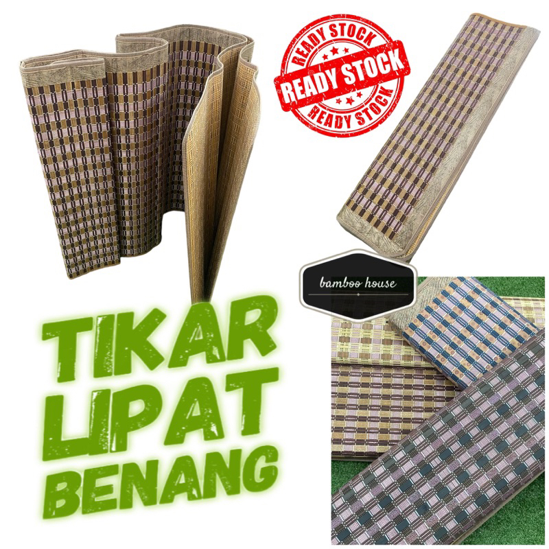 XXXL Tikar Buluh Lipat | Bamboo Mat | Rattan Mat | Tatami Carpet Floor ...