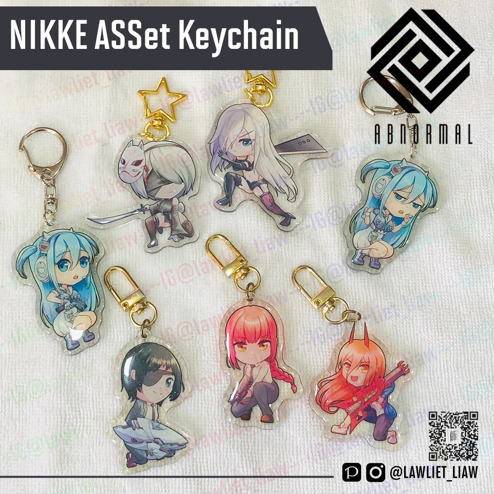 【NIKKE】KEYCHAIN [ABNORMAL] Nikke Goddess of Victory Charms / Keychain ...