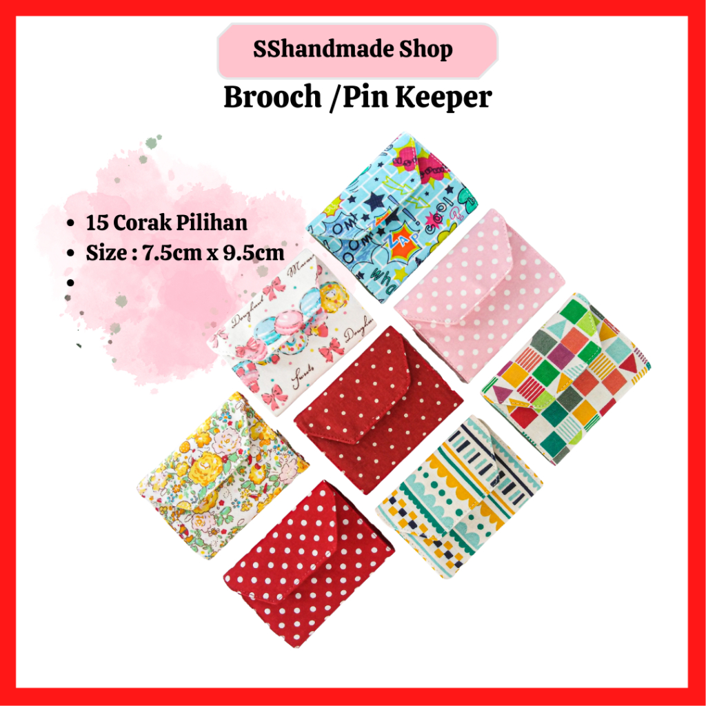 Travel Pin Holder Brooch Keeper Kerongsang Keeper Bekas Kerongsang ...