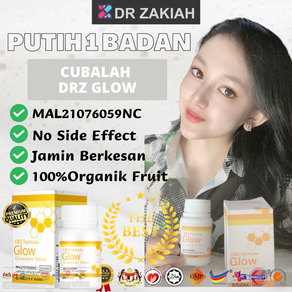 DRZ FORMULA GLOW WHITENING 1 BADAN ! DR ZAKIAH FORMULA GLOWING WHITENING | Shopee Singapore