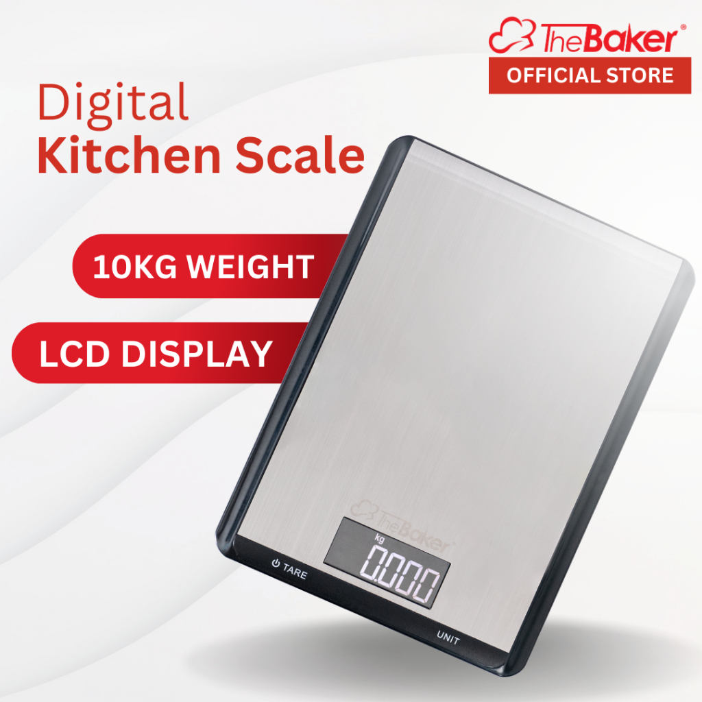 The Baker Digital Kitchen Scale 数字厨房秤 (10kg) | Shopee Singapore