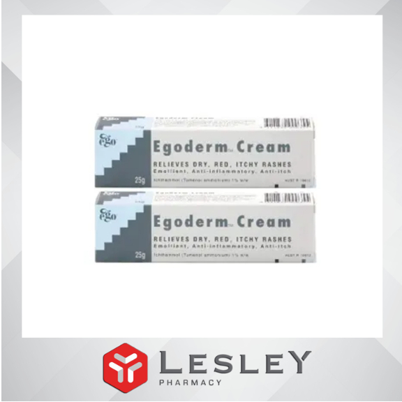 Egoderm Cream 25g x 2 (Twin Pack) | Shopee Singapore