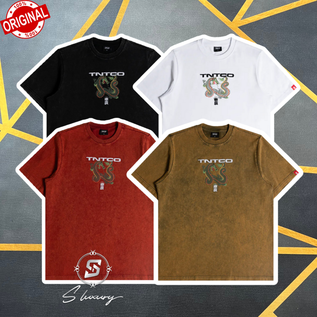 TNTCO WOODEN DRAGON TEE (OVERSIZE) | Shopee Singapore