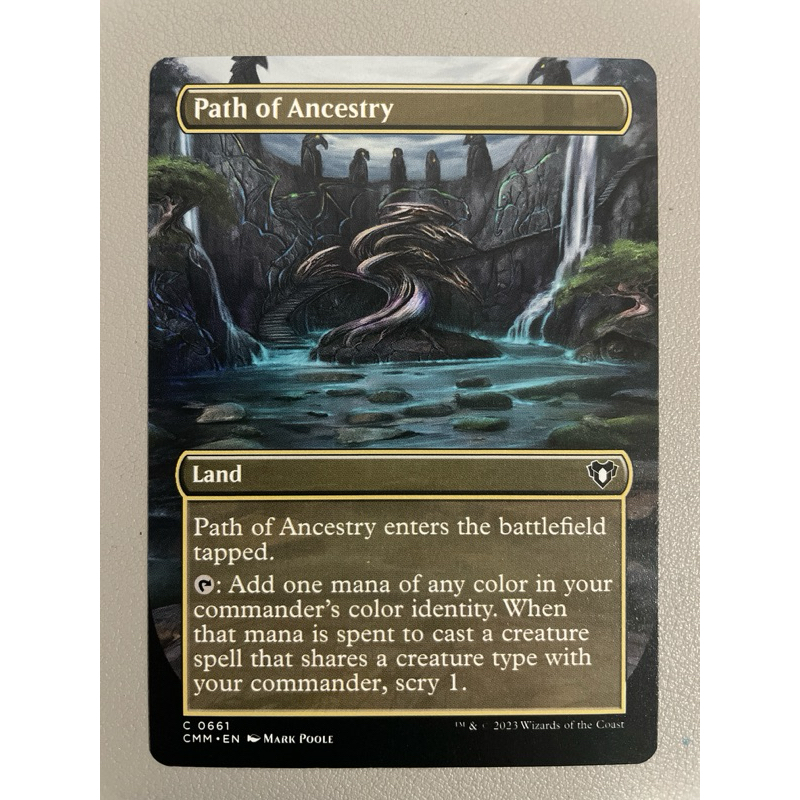 MTG:Commander Master (CMM) C0661 - Path of Ancestry (Borderless ...