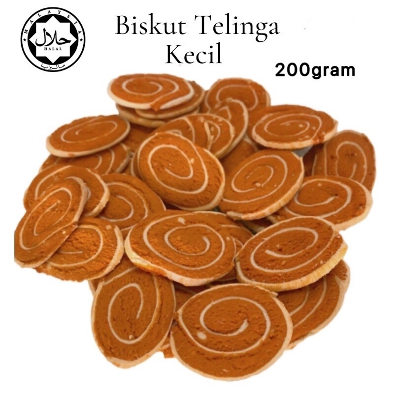 Traditional Mini Biskut Telinga | Mini Ear Biscuit/Salty Pepper Biscuit ...