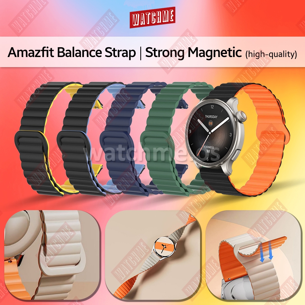 Amazfit Balance Smart Watch Strap, Strong Magnetic Strap 22mm ...