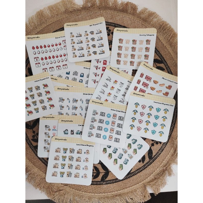 Planner Stickers / Journal Stickers (MINI) | Shopee Singapore