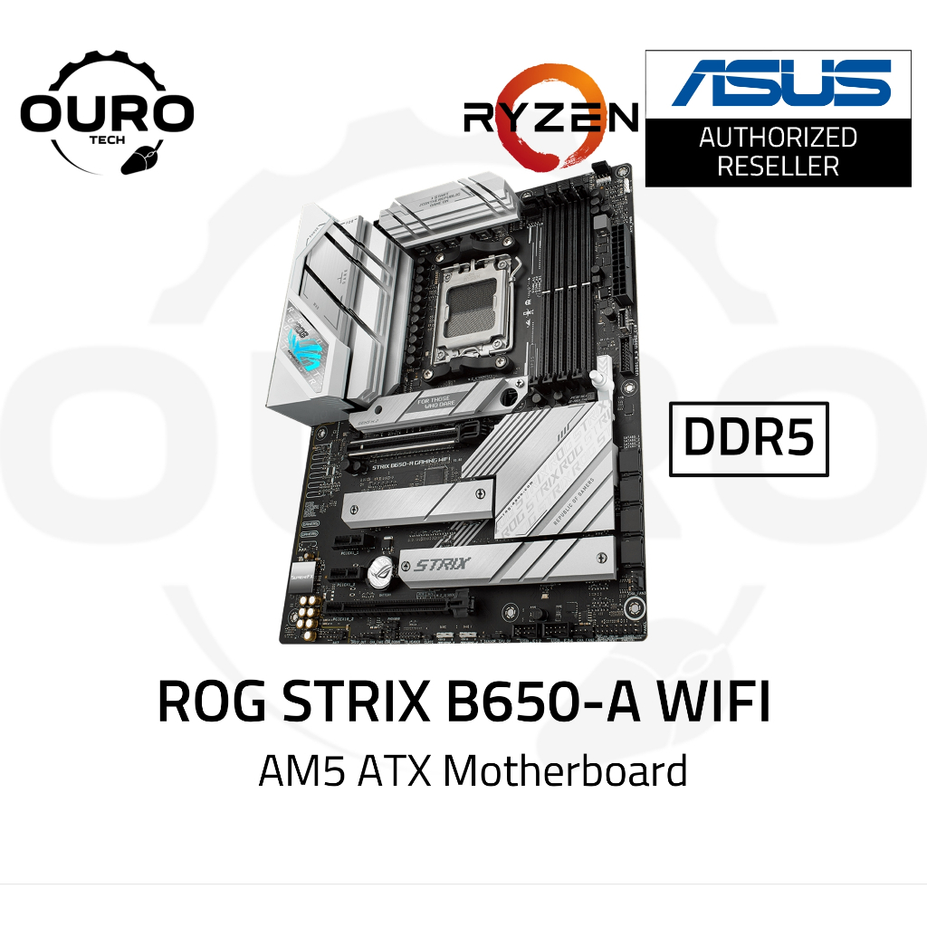 ASUS ROG STRIX B650-A WIFI DDR5 ATX MOTHERBOARD | AURA SYNC RGB ...