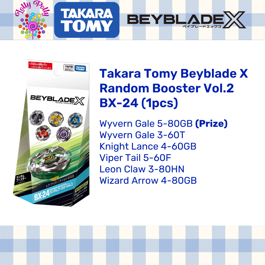 Takara Tomy Beyblade X Random Booster Vol.2 BX-24 (1pcs) (913108 ...