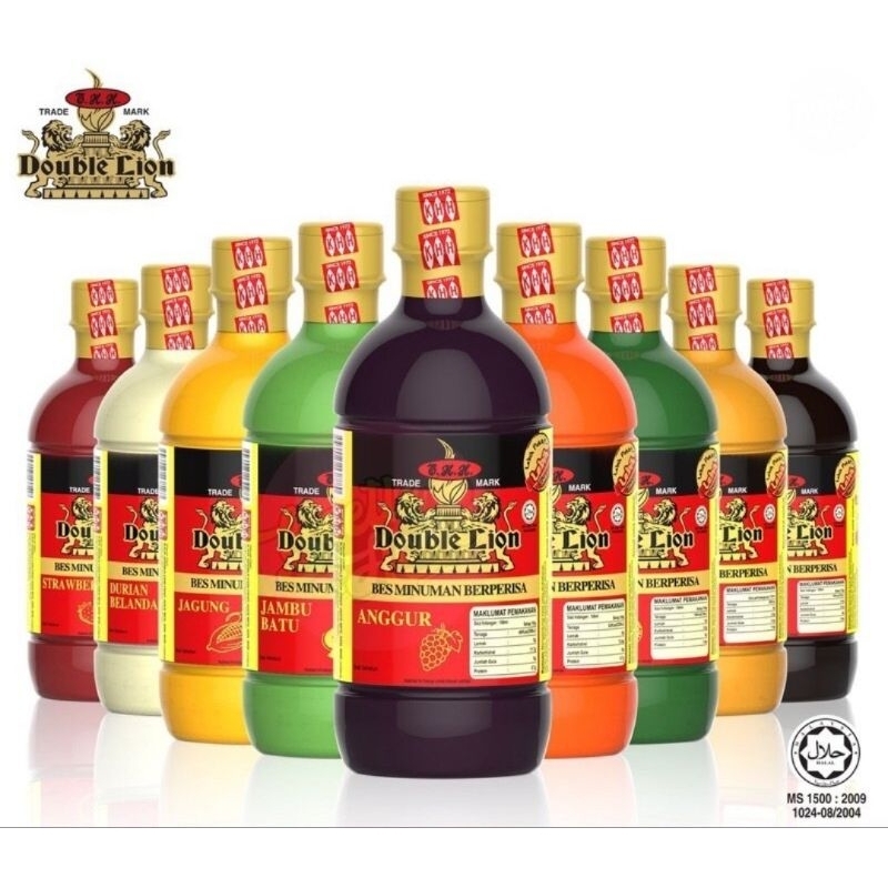 Double Lion Juice Concentrate (495ml) Barley / Cane / Salted Acid ...
