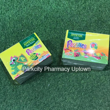 Appeton Chewable Pastilles Children Mix Fruits Flavour5s x 20sachets ...