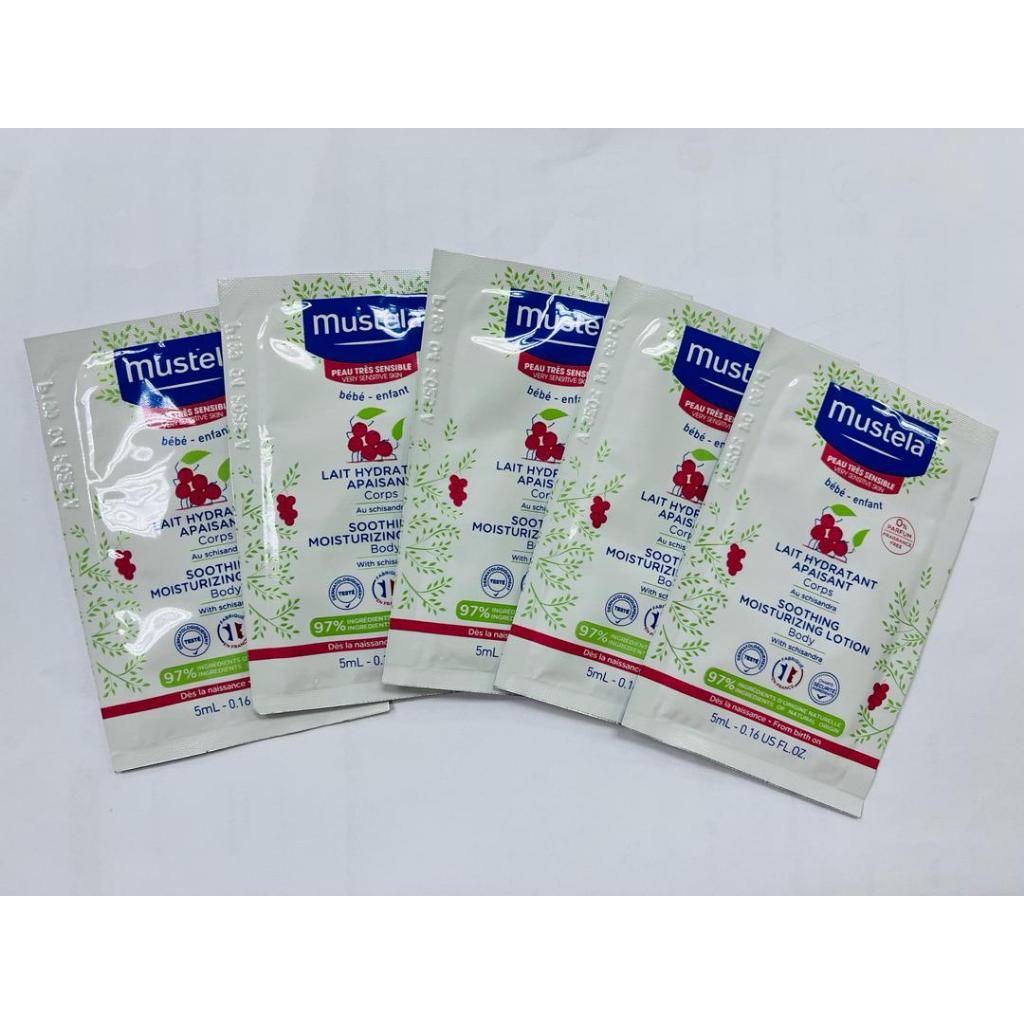 Mustela SOOTHING Moisturizing Body Lotion Sachet (5ML x 5 Pieces ...