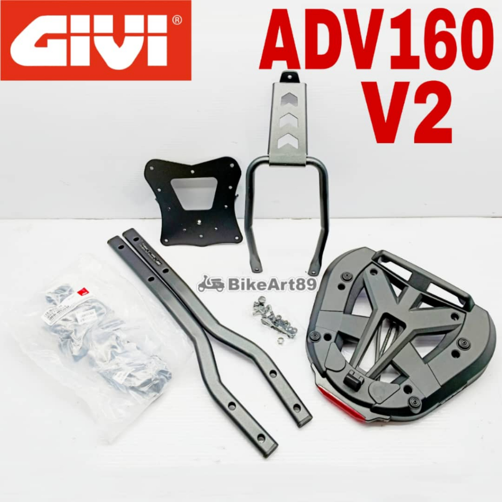 Givi Monorack HONDA ADV160 V2 Heavy Duty Xtreme Special Rack With ...