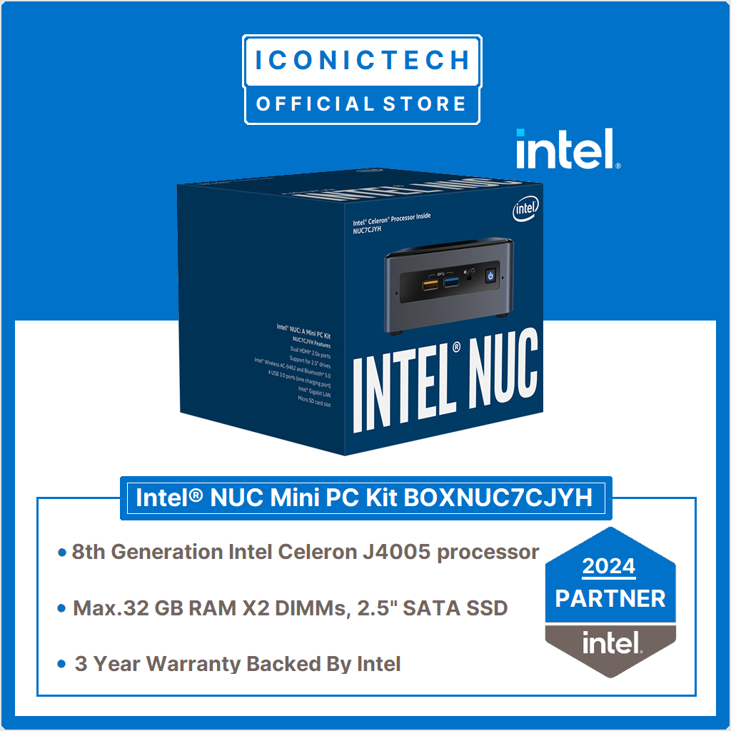sold out Intel NUC Kit NUC NUC7PJYH3 HD/4K/USB3/HDMI/2,5" Mini PC ...