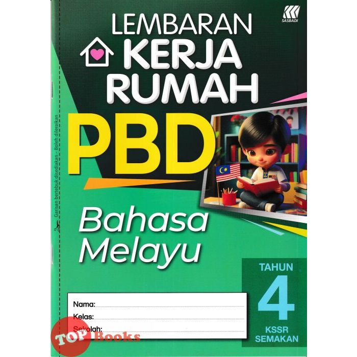 [TOPBOOKS Sasbadi] PBD House Work Sheet Malay 4kssr Semakan (2024 ...