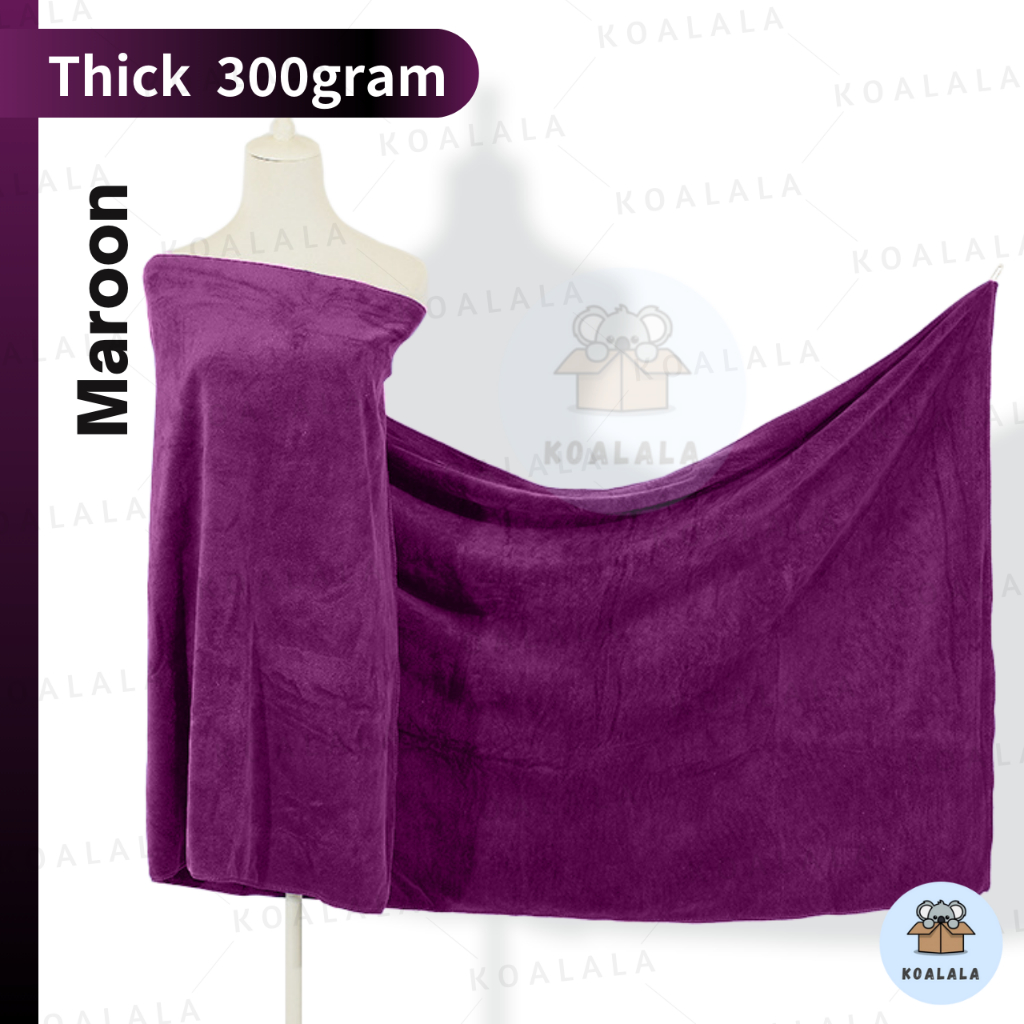 Bath Towel Tuala Mandi Dewasa Serap Air Microfiber Tuala Mandi Baby ...