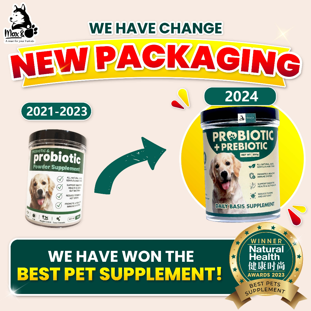 【OFFICIAL】Max & Paw Pet Supplement Dog Supplement Probiotic - All ...