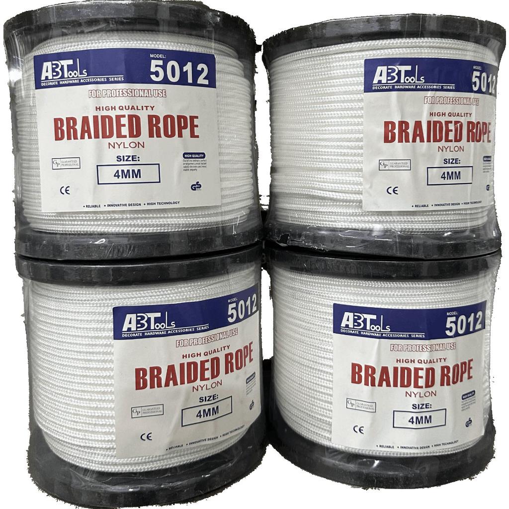 White Braided Rope Roll (3mm-8mm) | Shopee Singapore