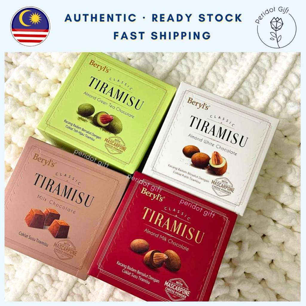 Beryl's Tiramisu Almond Chocolate 65g - Almond Milk, White, Matcha ...