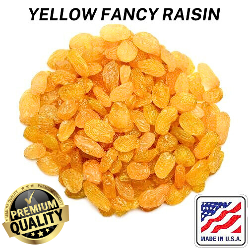 500g | 1kg PREMIUM UNSWEETED CALIFORNIA GOLDEN YELLOW FANCY RAISIN ...