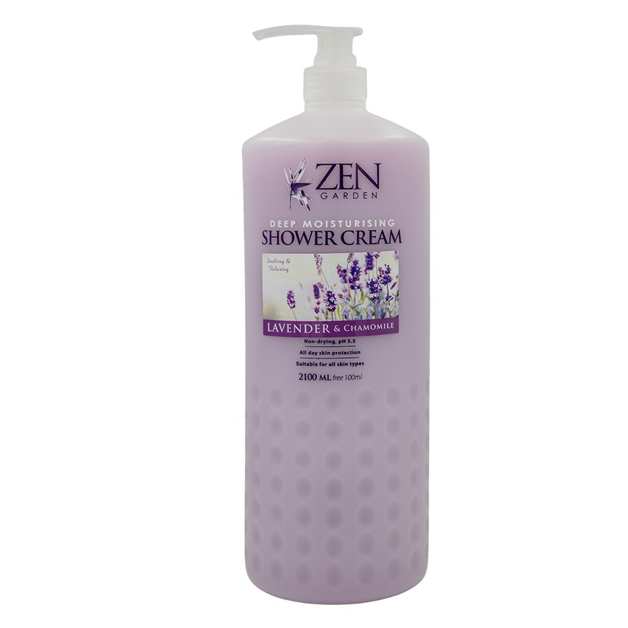 Zen Garden Shower Cream Lavender 2100ml | Shopee Singapore