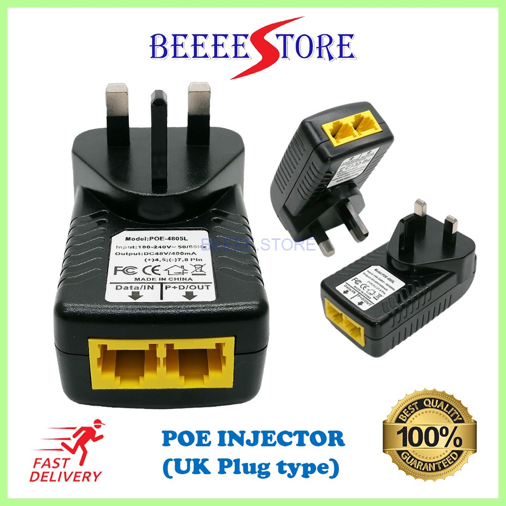 POE Power Over Ethernet Adapter Power Supply POE INJECTOR for Network ...