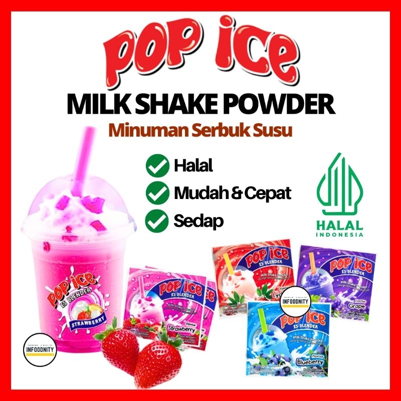 POP ICE Blended Powder Pop Ice Powder Pop Ice Borong Pop Ice Pop Ice Es ...