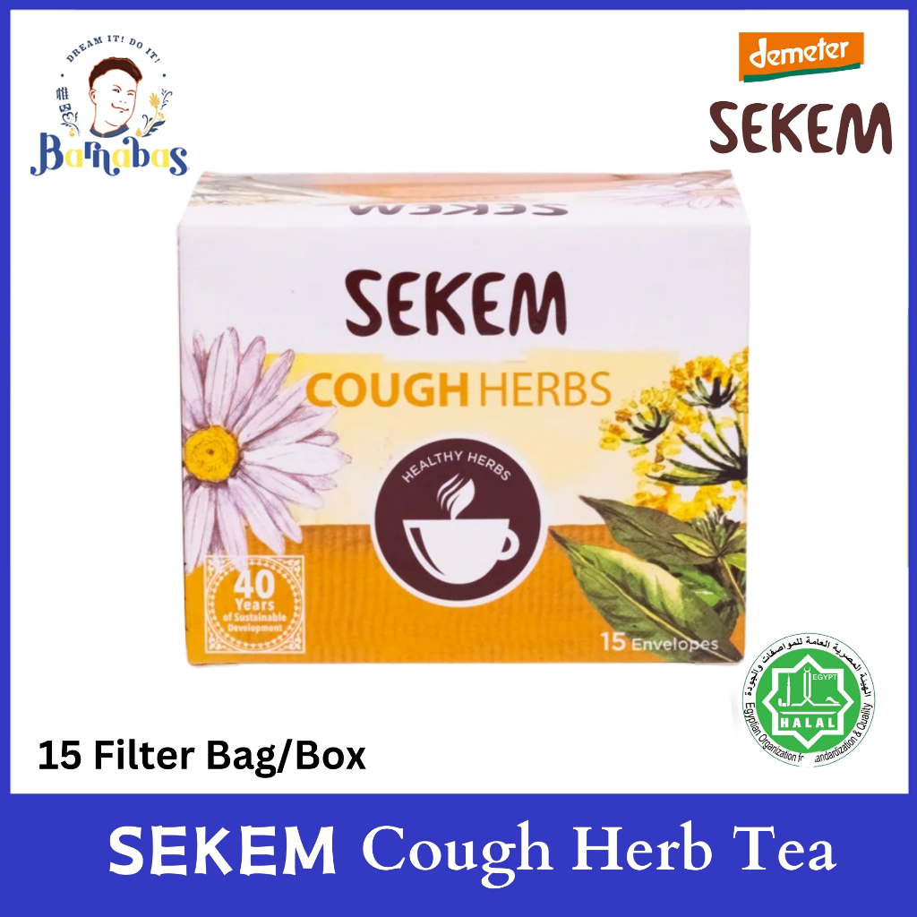 SEKEM DEMETER COUGH HERBS TEA / (15 FILTER BAGS/BOX) | Shopee Singapore