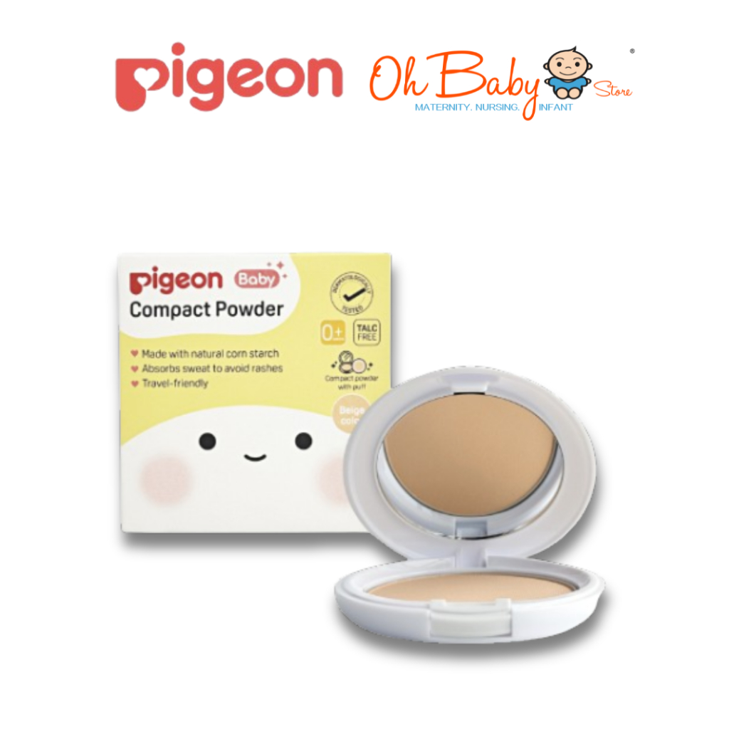 Pigeon Baby Compact Powder - Natural Cornstarch (10g) | Shopee Singapore