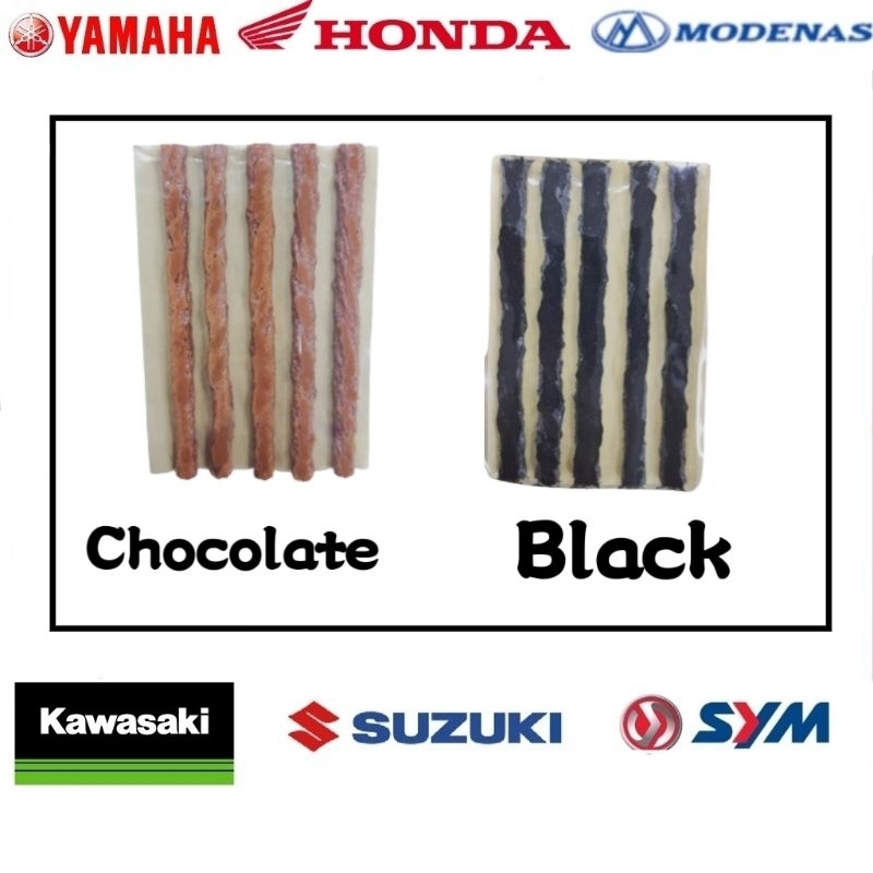 FANTASY 1set (5pcs) Car Tyre Tubeless Seal Strip Plug Tire Puncture ...