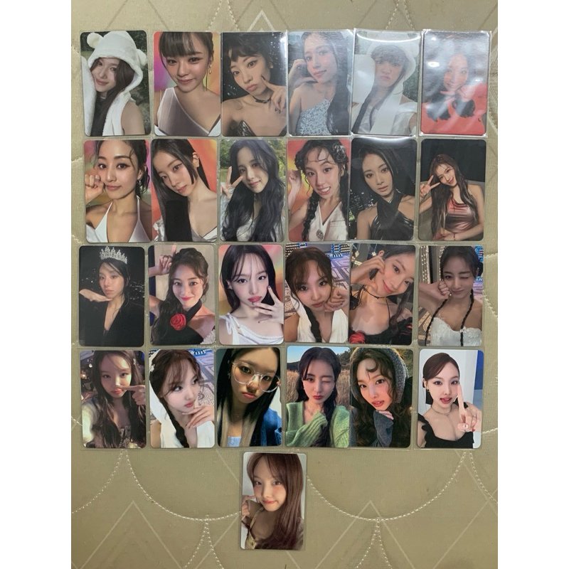 TWICE WITH YOUTH photocards official POB sana jeongyeon mina tzuyu chaeyoung dahyun bear ...