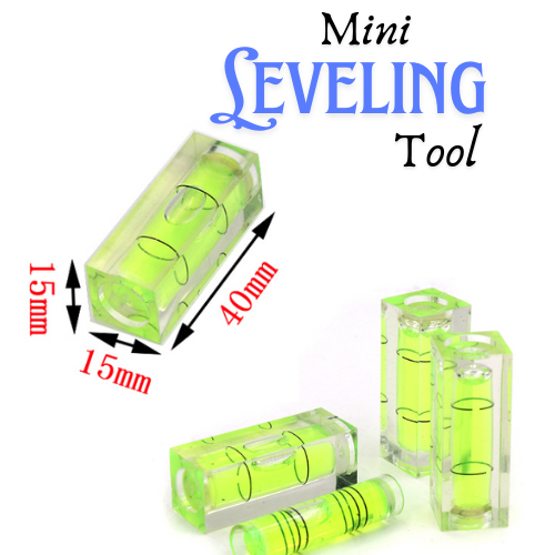 Mini Square Leveling Tool Small Water Level Bubble Spirit Leveller ...