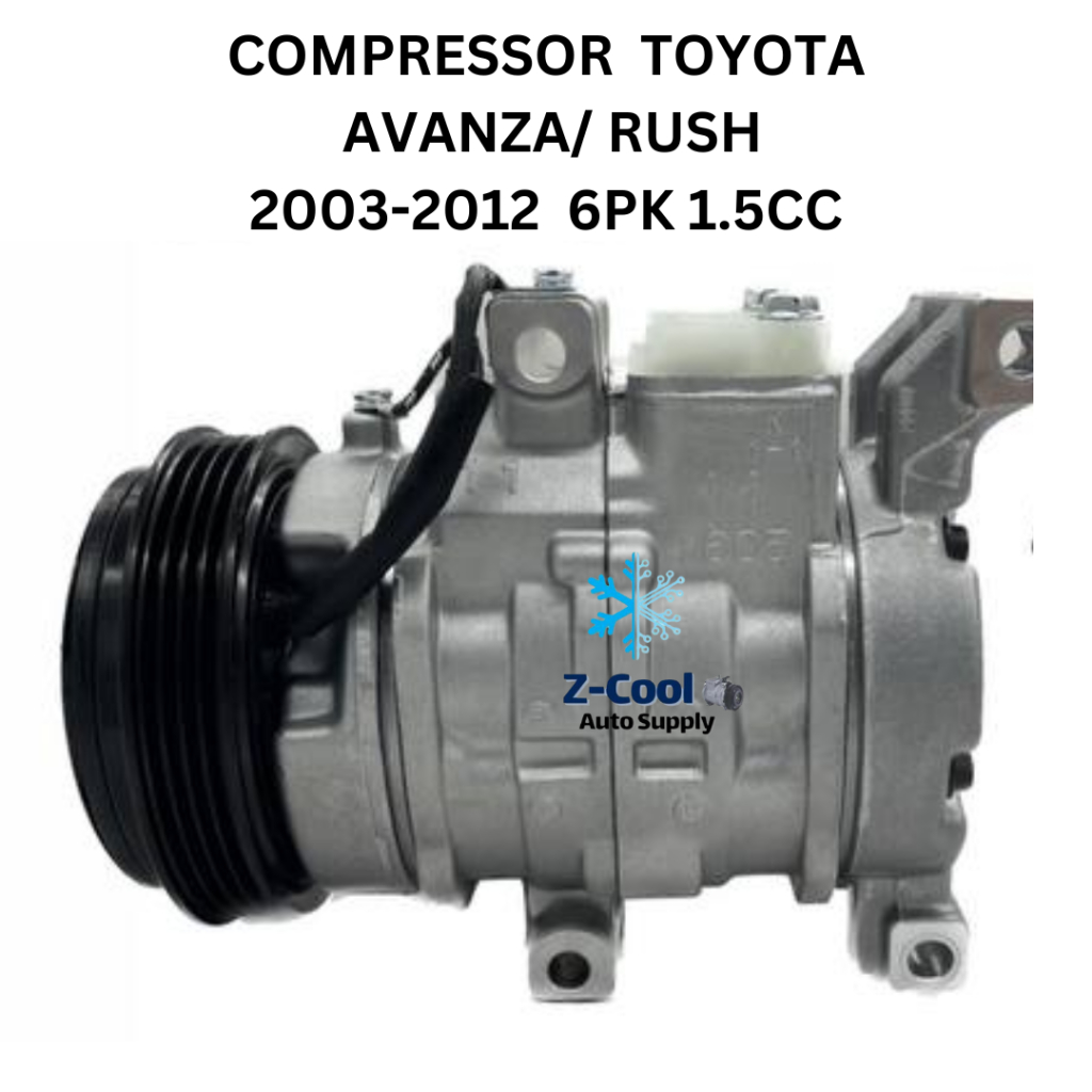 Compressor Aircond Toyota Avanza / Rush 2003-2012 6pk 1.5cc OEM New ...