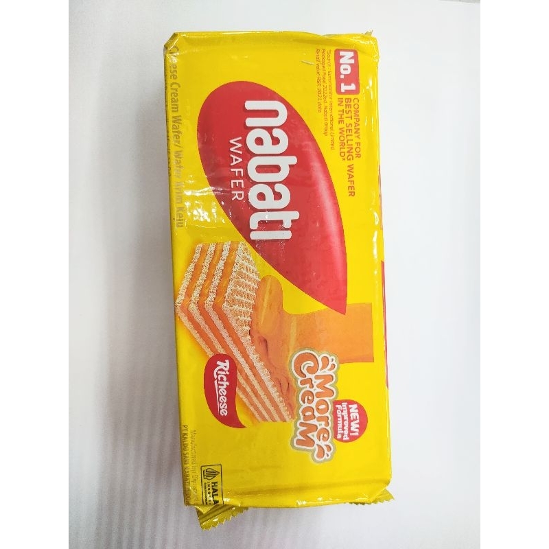 NABATI WAFER RICHEESE MORE CREAM 145G | Shopee Singapore