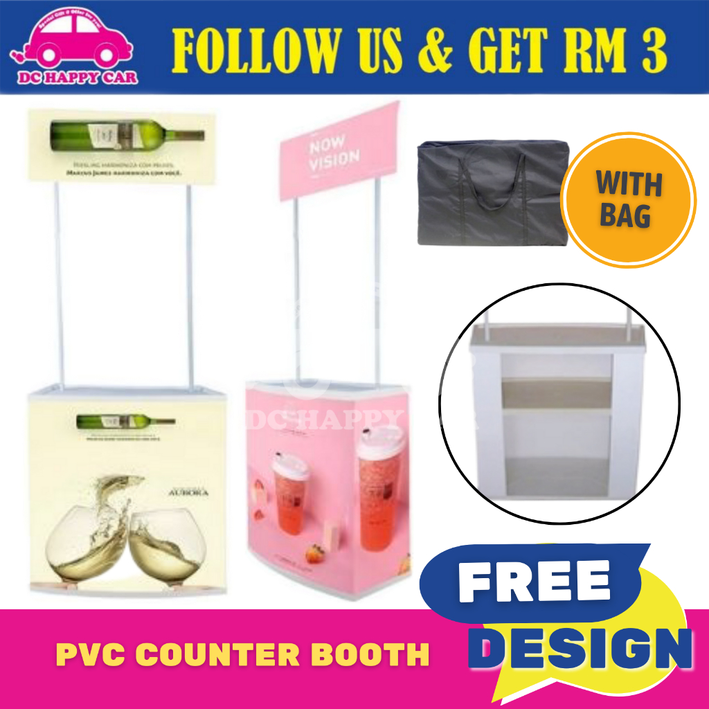 PVC COUNTER BOOTH / PROMOTIONAL COUNTER (included Printing Booth and ...