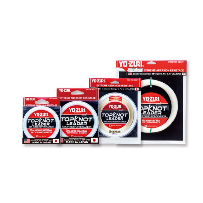 YOZURI TOPKNOT LEADER 100% SUPER FLUOROCARBON 30YD, FISHING LINE TOP ...