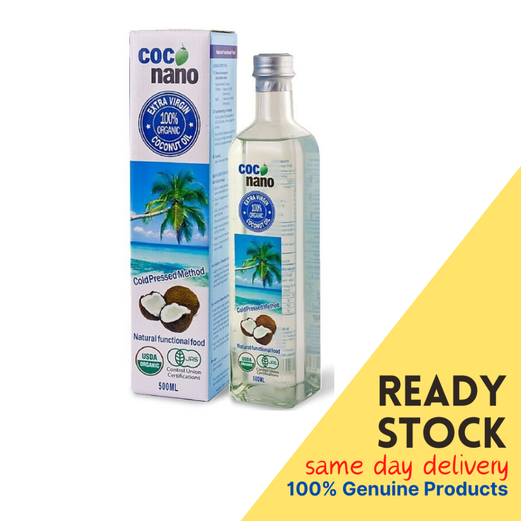 CocoNano Coconut oil extra virgin coco nano 500ml (EXP3/23) | Shopee ...