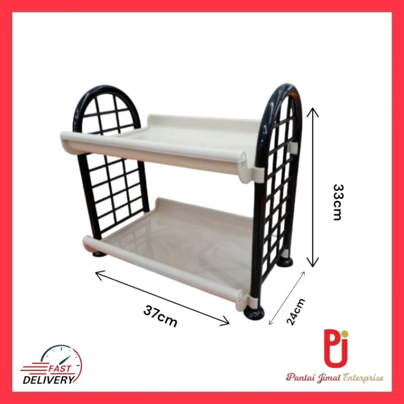 2-tier Mini Plastic Double Decker Rack / Mini Rack/Two-Tier Rack ...