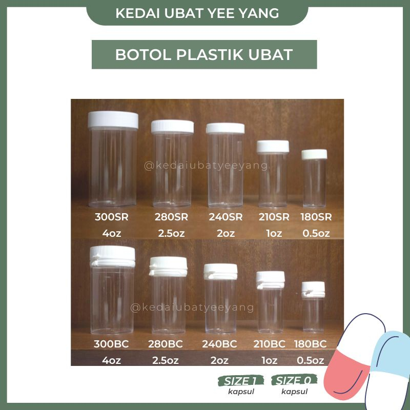 Botol Kapsul Ubat | botol ubat kosong | Bekas Kapsul Ubat | Bottle Vial ...