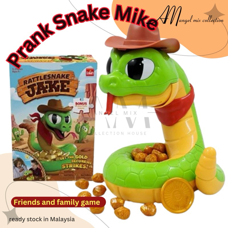 Prank Snake Mike Electric Tricky and Scary Rattlesnake Toys Tricky ...